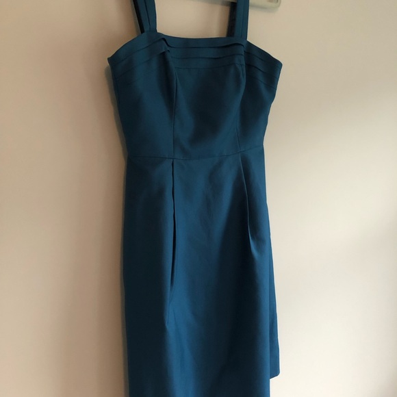 J. Crew | Dresses | J Crew Marie Cotton Cady Dress Cadet Blue | Poshmark